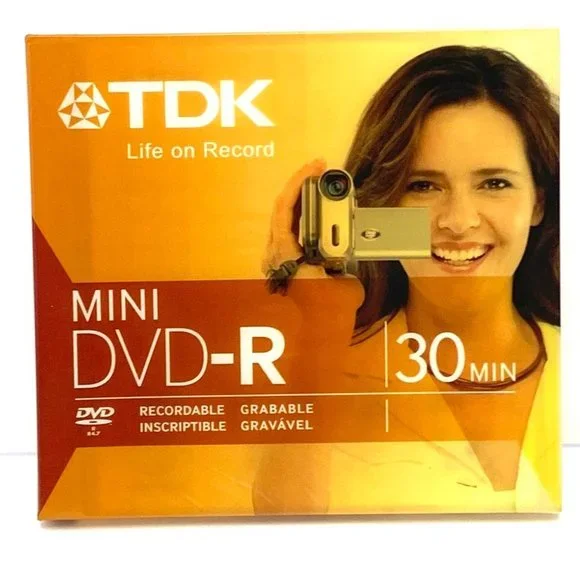 TDK Mini DVD-R 30 min 1.4GB – Allen's Camera