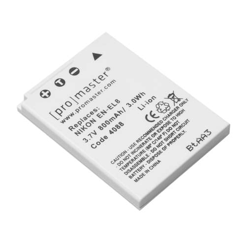 PRO BATTERY NIKON EN-EL8 – Allen's Camera